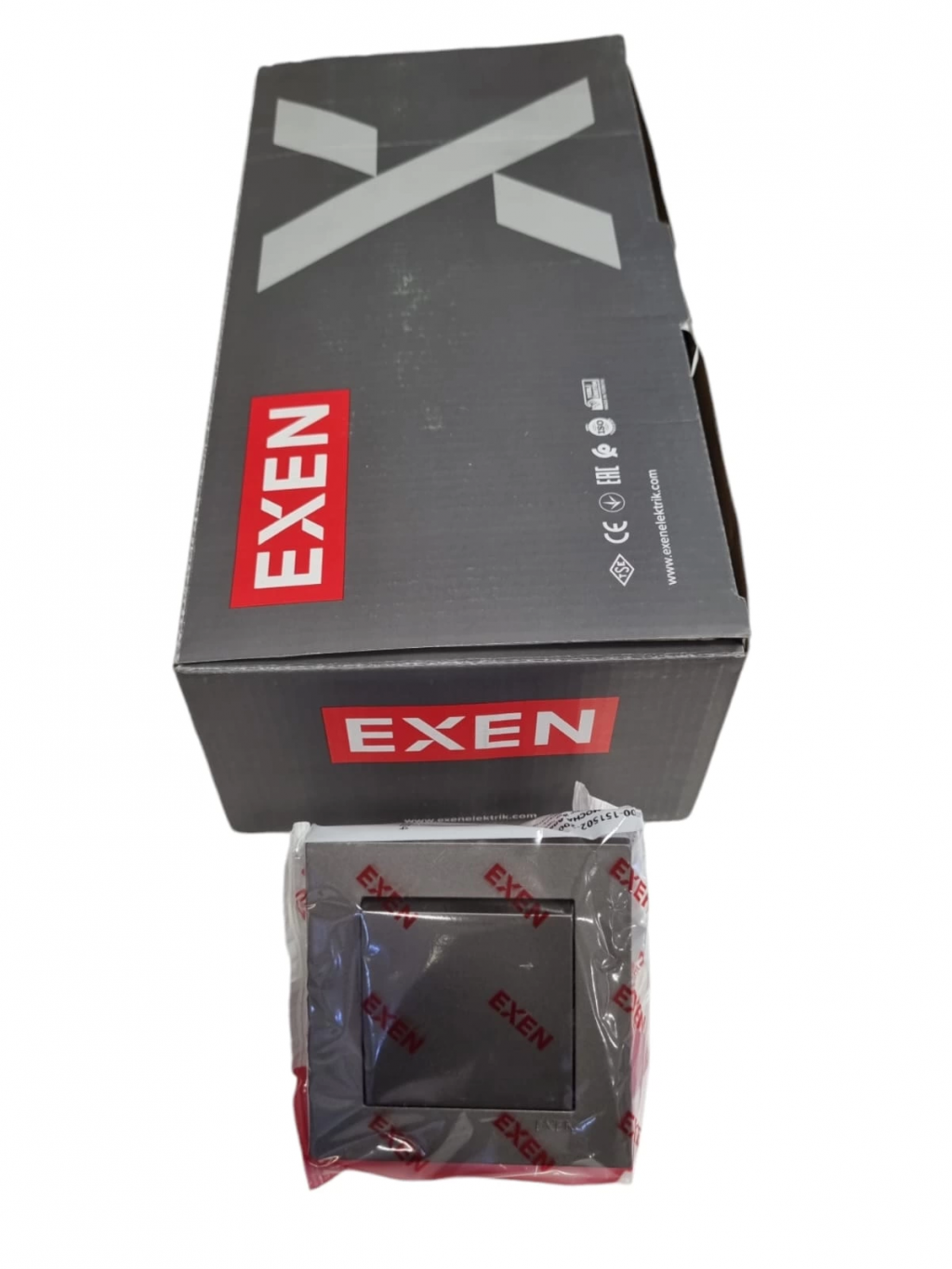 EXEN KAREL ANAHTAR ANTRASİT GRİ (PKT-12 Lİ)