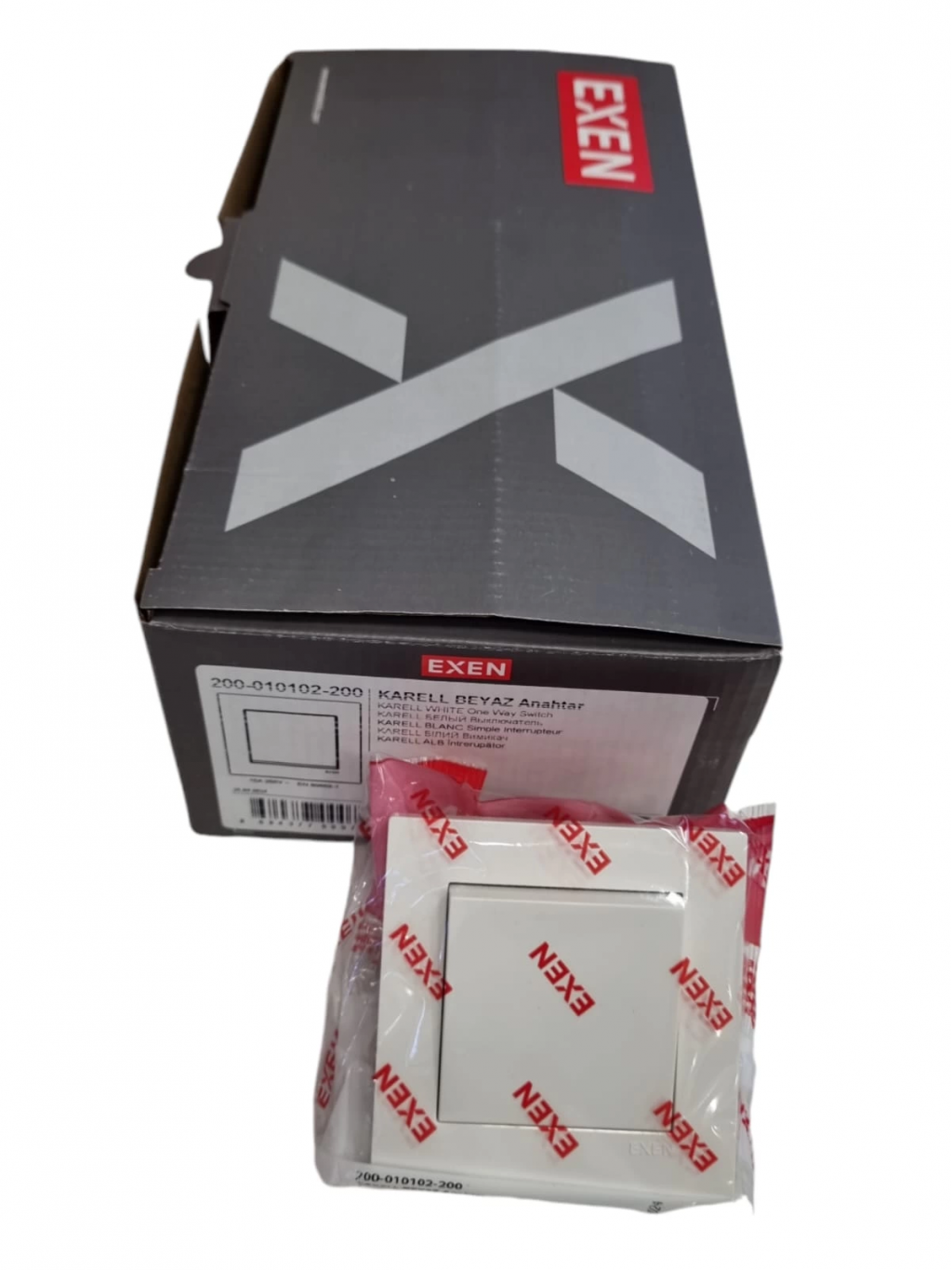 EXEN KAREL ANAHTAR BEYAZ (PKT-12 Lİ)