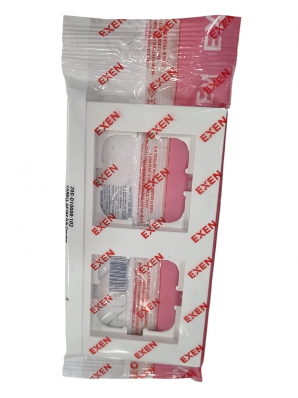 EXEN KAREL İKİLİ ÇERÇEVE BEYAZ (PK-24 LÜ)