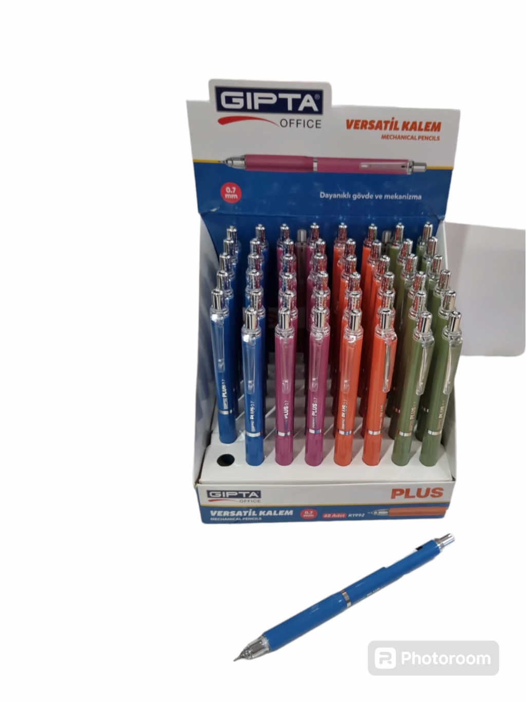 GIPTA VERSATİL KALEM PLUS 0.7 MM K-1992 (PK-48 Lİ)