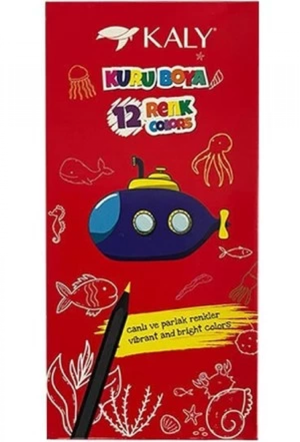 KALY KURU BOYA 12 Lİ 612