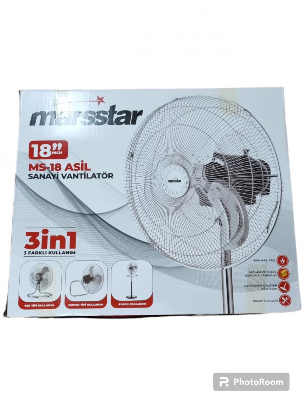 MARSTAR ASİL SANAYİ TİPİ VANTİLATÖR MS-18