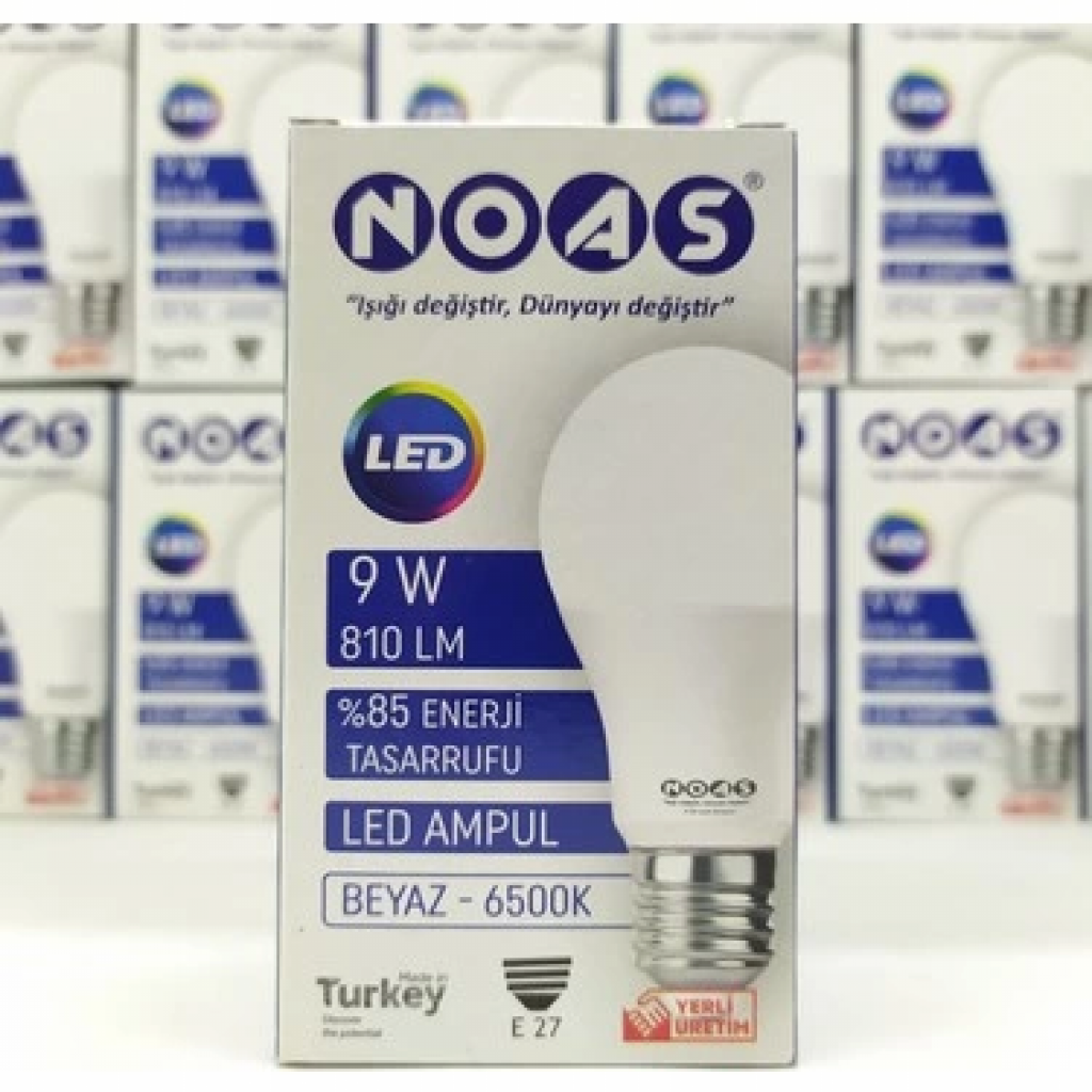 NOAS LED AMPUL 9 W BEYAZ YL95-9001-A
