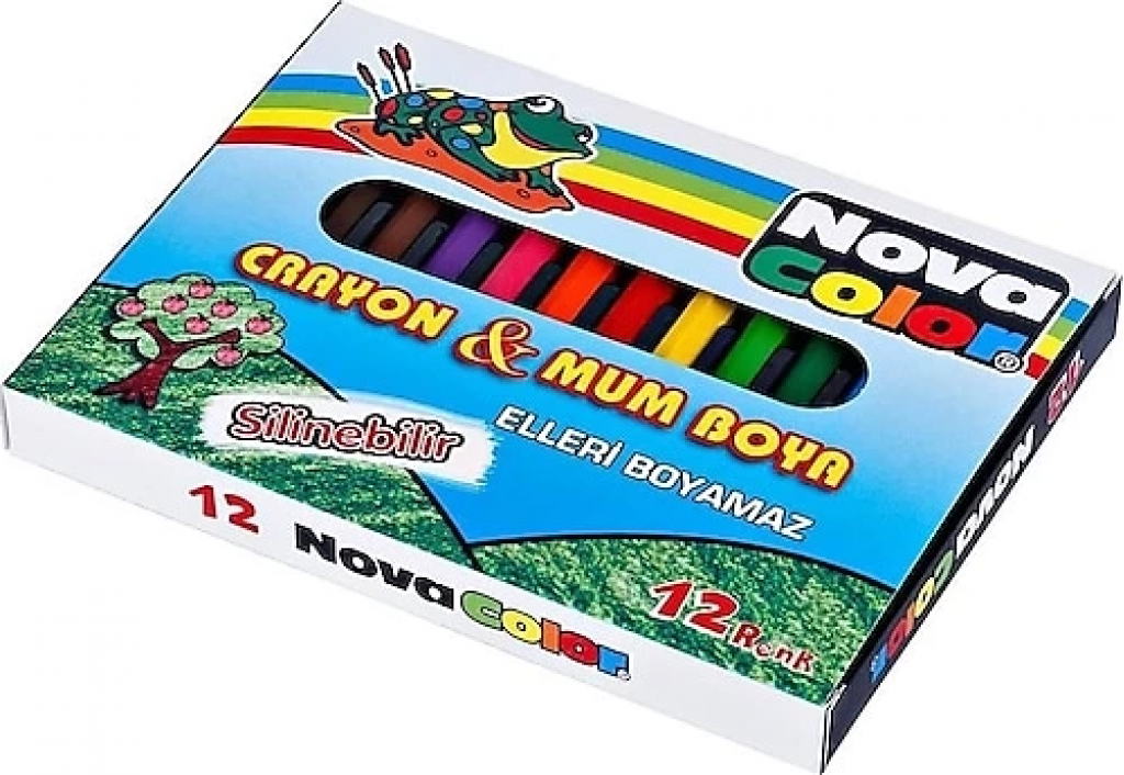 NOVA COLOR MUM BOYA KISA KÖŞELİ 12 Lİ 1112