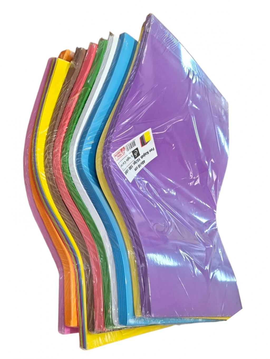 SİNGLE COLOR FON KARTONU 48X68 CM LİLA (PK-100 LÜ)