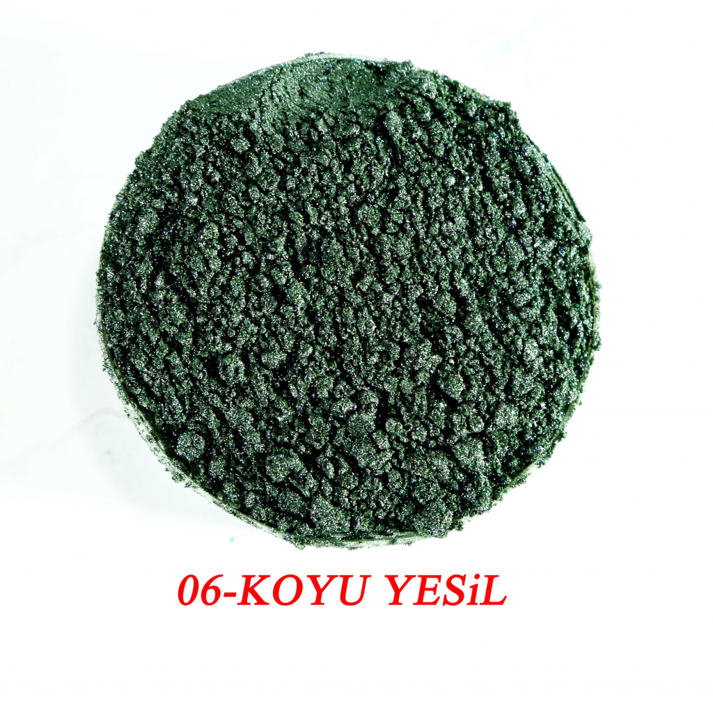 KOYU YEŞİL - METALİK SEDEFLİ PİGMENT