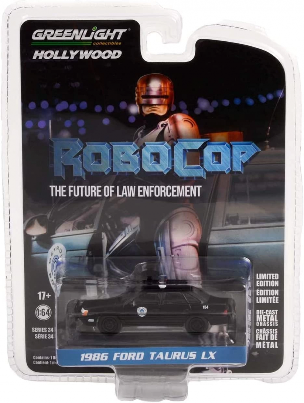 Greenlight Hollywood - Robocop 1986 Ford Taurus LX - 44940-D