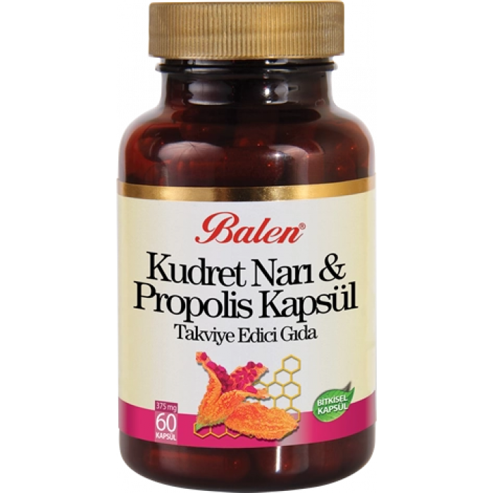 Kudret Narı & Propolis Kapsül Takviye Edici Gıda
