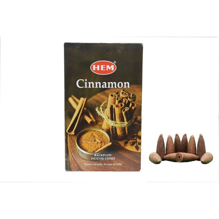 Hem Cinnamon Geri Akış Konik Tütsü 10 Adet Hem Cinnamon Geri Akış Konik Tütsü 10 Adet