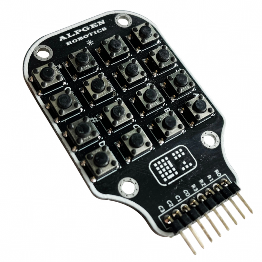 Arduino 4x4 Matrix 16 Tact Buton Keypad Modülü