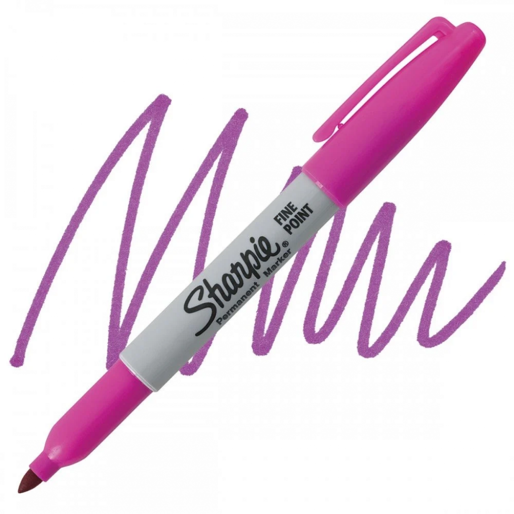 Sharpie Fine Point Permanent Marker Pink (Pembe Vücut Kalemi)