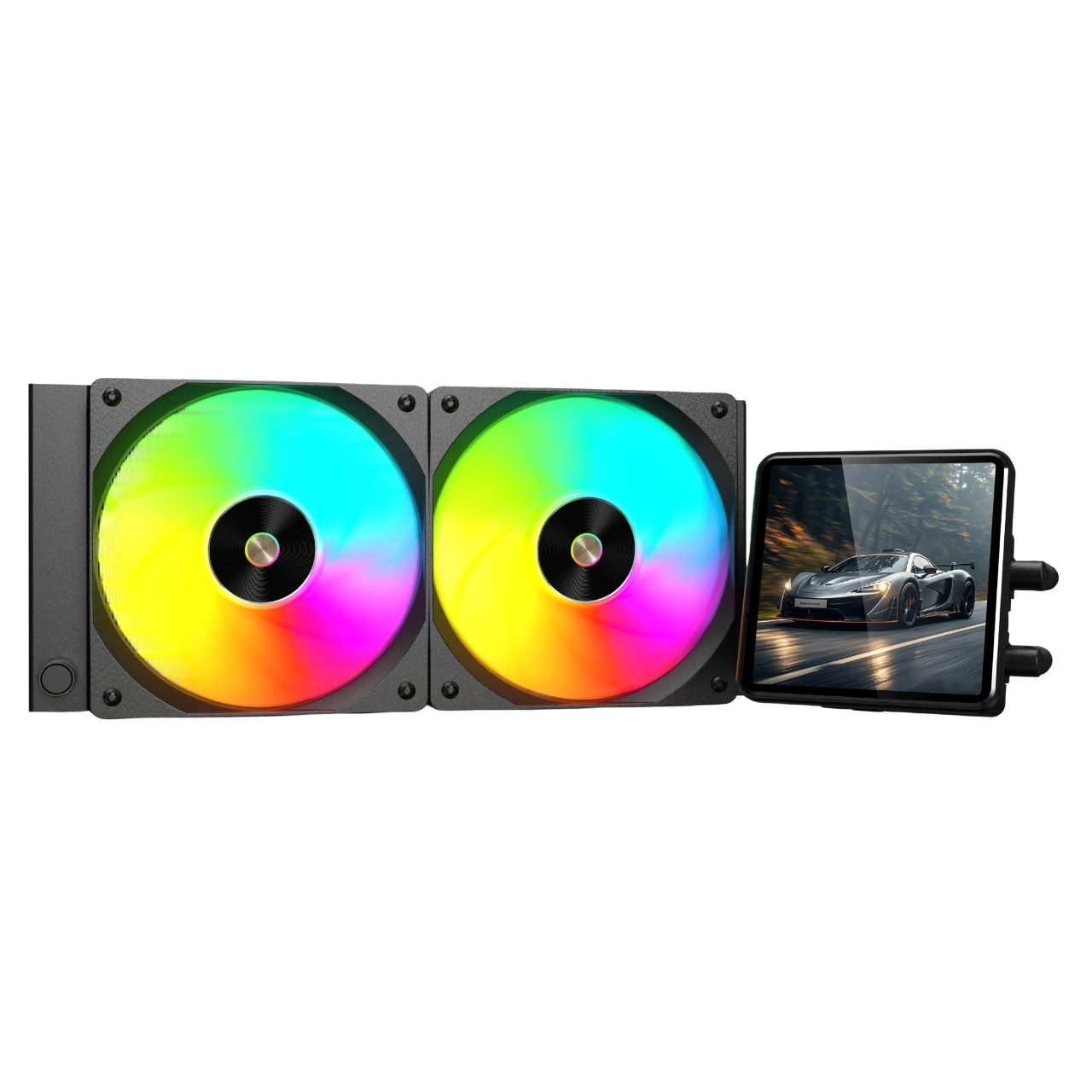 Hyper Rocket 240 mm ARGB WL240L040 Siyah 4 inç LCD Versiyon CPU işlemci ...