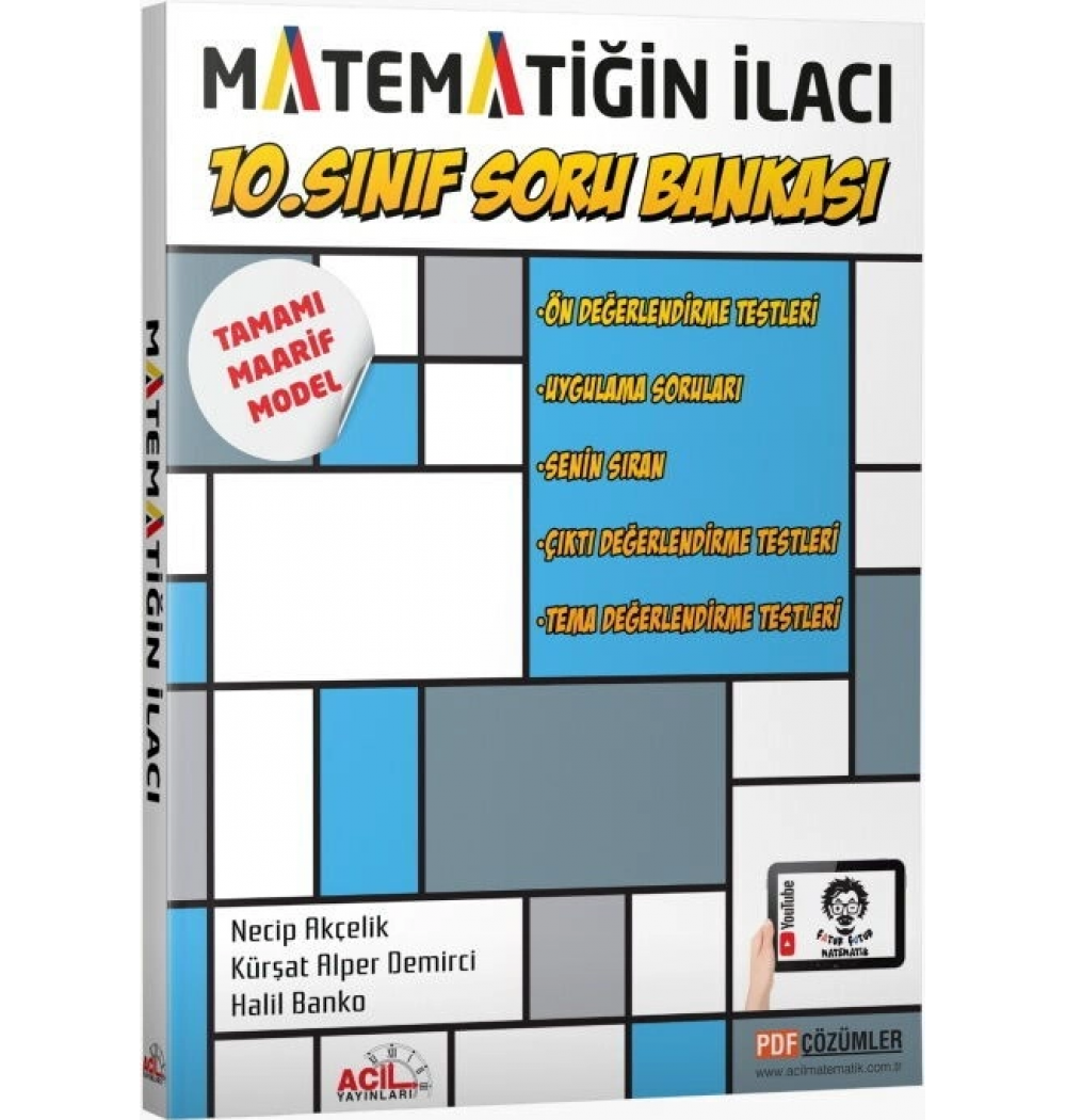 ACİL 10.SINIF MATEMATİĞİN İLACI SORU BANKASI MAARİF MODELİ