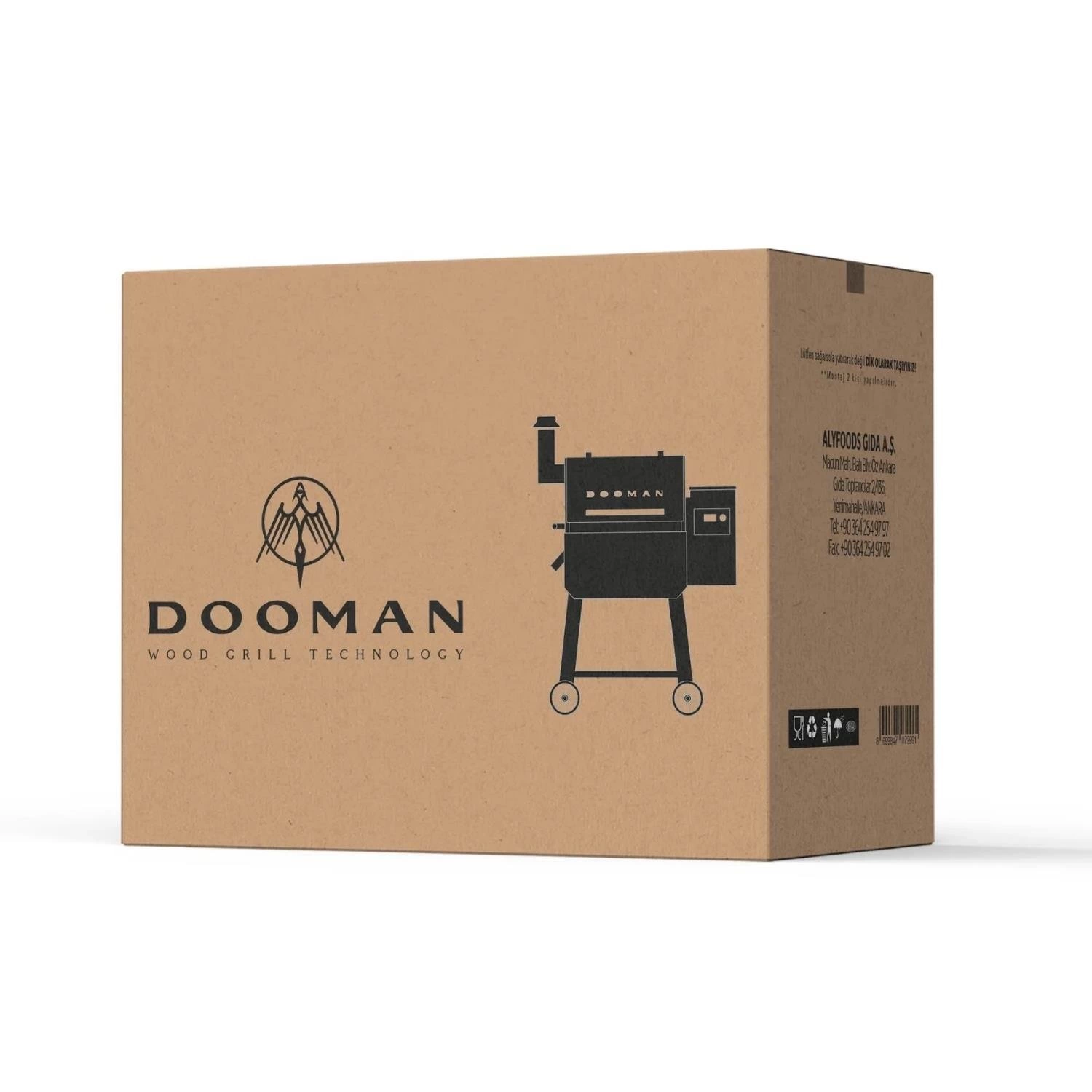Dooman Grills Premium Peletli Barbekü D900 - Meaty&Cheesy