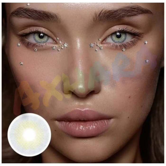 Irish Gray / Haresiz Gri Renkli Lens / Miyop ( - ) Numaralı