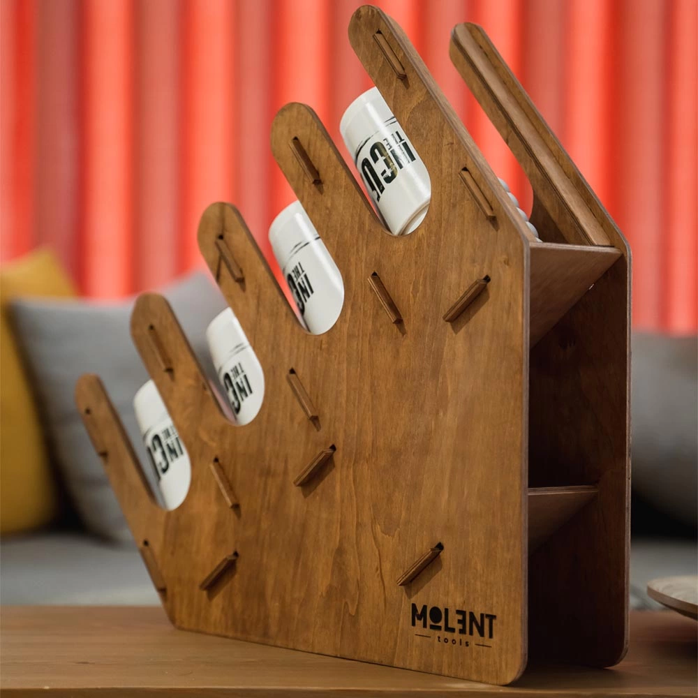 Ahşap Karton Bardak Standı | Molent Tools