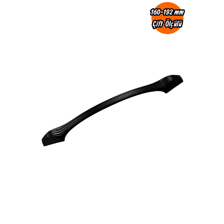160-192 mm Çift Ölçülü İnci Kulp Siyah