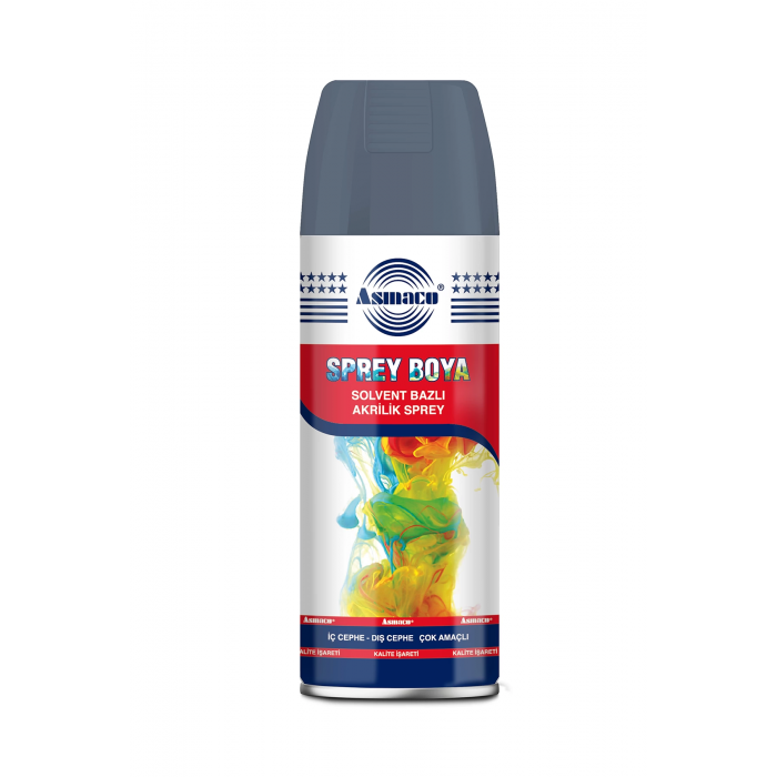 Asmaco Antrasit Akrilik Sprey Boya 400 Ml