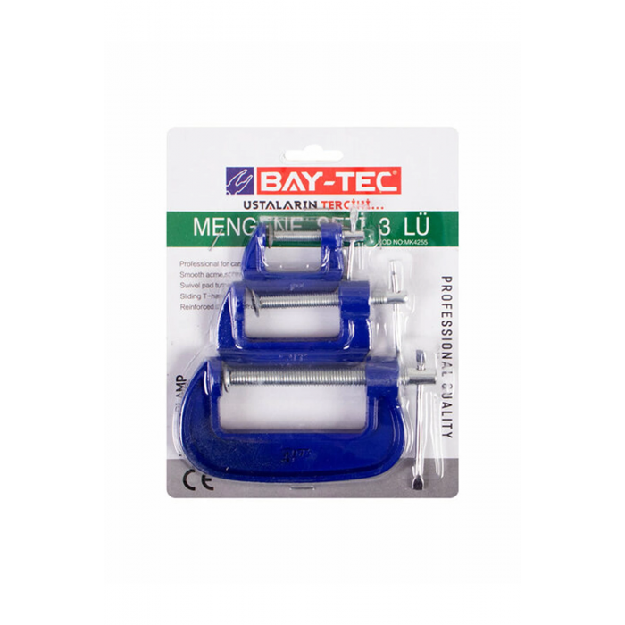 Bay-Tec MK4255 3'lü Mengene Seti